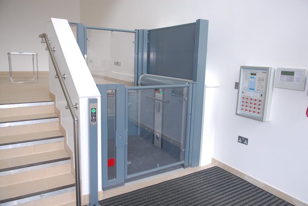 These types of lifts are best where there is a small change in floor ...