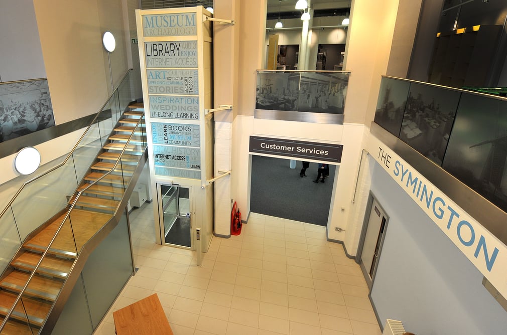 A cabin platform lift is designed to provide vertical movement between ...