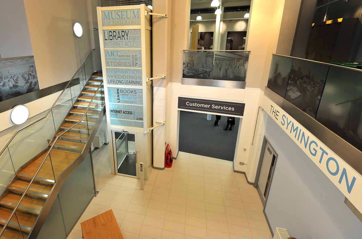 A cabin platform lift is designed to provide vertical movement between ...