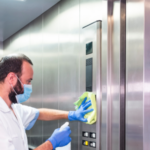 Step 2 - Clean from top to bottom